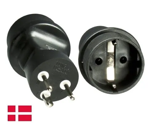 DINIC Kabel Shop - Reiseadapter, Netzadapter für Dänemark